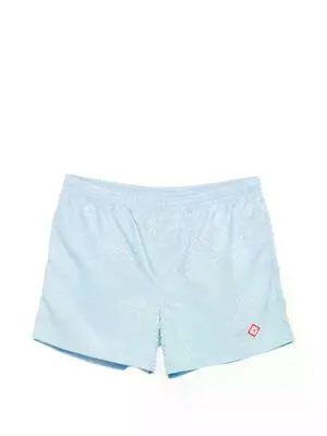 Casablanca Logo-jacquard Swim Shorts