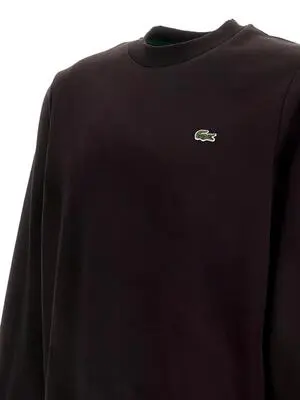 Lacoste Logo Appliqué Sweater - Brown