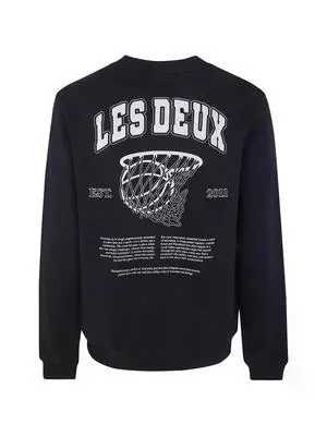 LES DEUX Brady Hoop Crewneck Sweatshirt