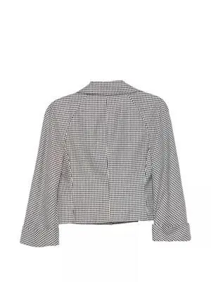 Gianfranco Ferre 1990s Houndstooth Suit - Black