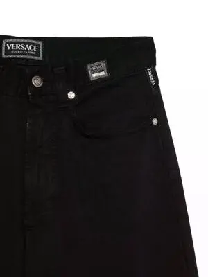 Versace 1990s Logo-patch Trousers