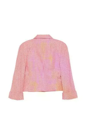 Gianfranco Ferre 1990s Houndstooth Suit - Red