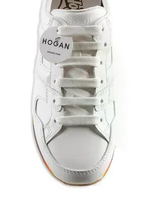 Hogan Rainbow Sole Sneakers - White