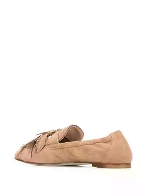 TOD'S Leather Loafers - Neutrals