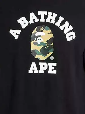 A BATHING APE 1st Camo College Tee - Black