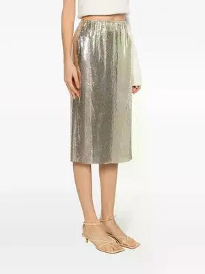 Sportmax Elasticated-waist Sequin Midi Skirt