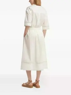 YVES SALOMON Poplin Midi Skirt