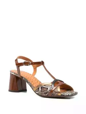 Chie Mihara Ryejo T-strap Sandals - Brown