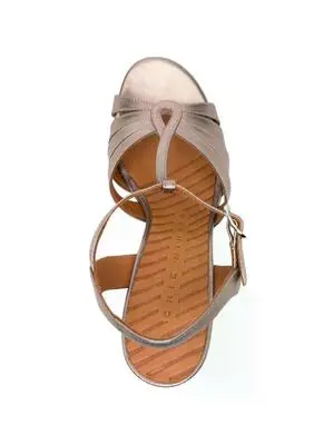 Chie Mihara Cafra T-strap Sandals - Brown