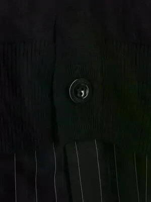 Sacai Pinstripe Button Cardigan