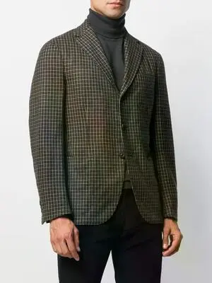 THE GIGI Single-breasted Checked Blazer