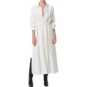 Citizens Of Humanity Camilla Long Sleeve Maxi Shirtdress - Moonlight