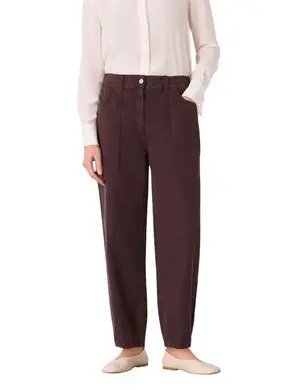 Whistles Tessa Casual Trousers - Brown