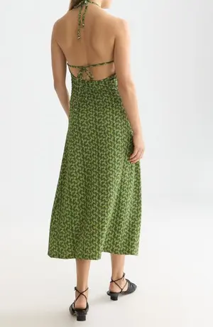 Scotch & Soda Open Back Midi Sundress