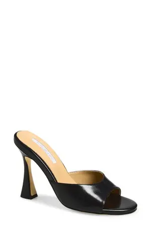 TONY BIANCO Victoria Open Toe Slide Sandal - Black Vintage