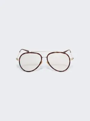 Gucci Oval Sunglasses Havana