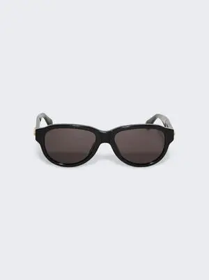Bottega Veneta Round Sunglasses - Black