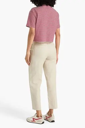 Brunello Cucinelli Striped Cotton-jersey T-shirt