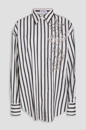 Brunello Cucinelli Embroidered Shirts For Women