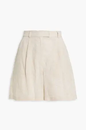 Brunello Cucinelli Linen Shorts - Sand