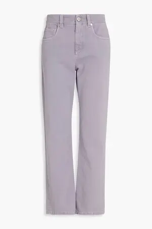 Brunello Cucinelli Highrise Straightleg Jeans - Lilac