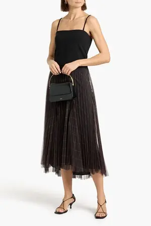 Brunello Cucinelli Cropped Cotton-blend Jersey Bustier Top - Black