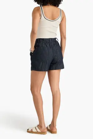 Brunello Cucinelli Beadembellished Denim Shorts