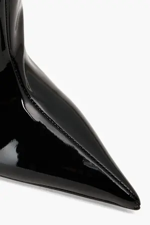 Amina Muaddi Debora Patent-leather Thigh Boots