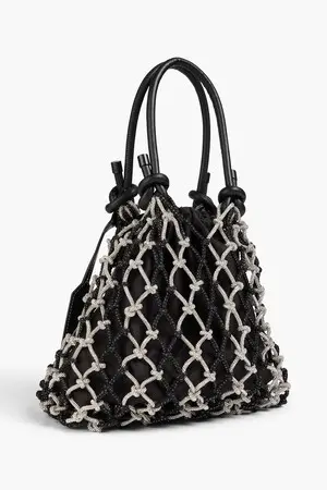 3.1 Phillip Lim Crystalembellished Macramé Tote