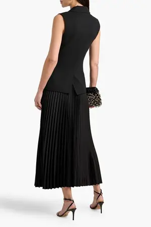 Simkhai Valarie Crepe Vest - Black