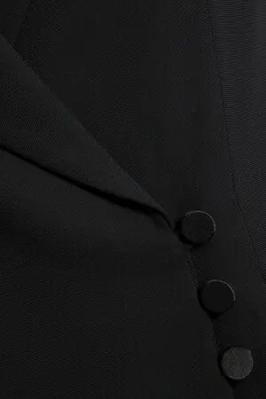 Simkhai Valarie Crepe Vest - Black