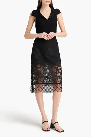 3.1 Phillip Lim Sequin-embellished Corded Lace Skirt