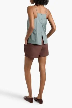 Tibi Twill Shorts