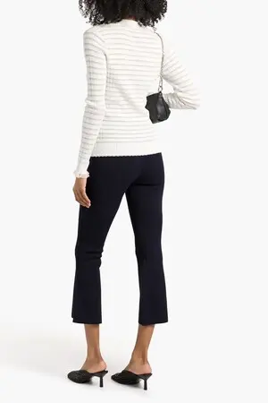 3.1 Phillip Lim Kick-flare Knit Pants - Midnight Blue