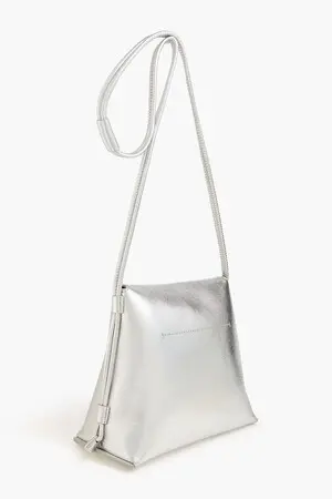 3.1 Phillip Lim Id Petite Metallic Pebbled-leather Cross Body Bag