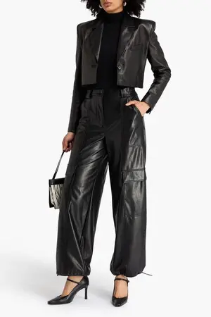 Simkhai Sofia High-rise Cargo Pants - Black