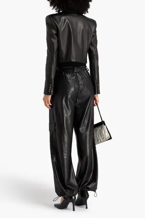 Simkhai Sofia High-rise Cargo Pants - Black