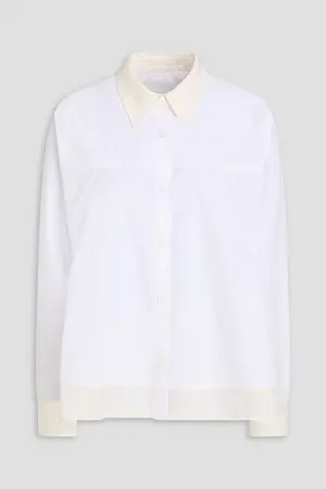 3.1 Phillip Lim Cotton And Silk-blend Poplin Shirt