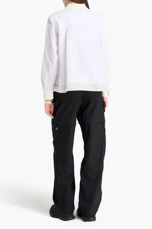 3.1 Phillip Lim Cotton And Silk-blend Poplin Shirt