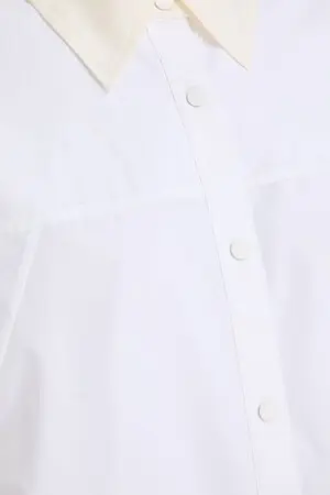 3.1 Phillip Lim Cotton And Silk-blend Poplin Shirt