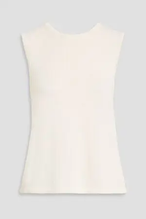 Tibi Wrapeffect Cotton Top - White