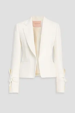 ROKSANDA Bowdetailed Cady Blazer - Ivory