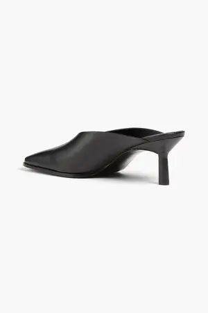 3.1 Phillip Lim Id Leather Mules - Black