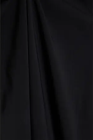 ST. AGNI One-shoulder Crepe Maxi Dress