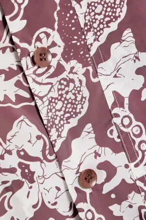 Tibi Floral-print Shell Shirt