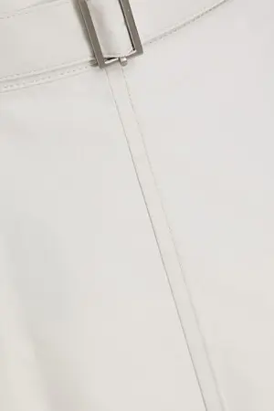 3.1 Phillip Lim Chiffon-trimmed Cotton-blend Mini Skirt