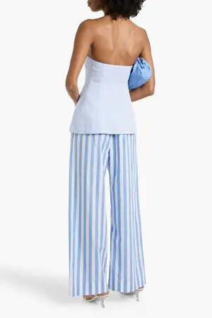 Simkhai Arden Striped Wide-leg Pants