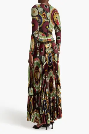 Alice + Olivia Ivey Printed Maxi Dress