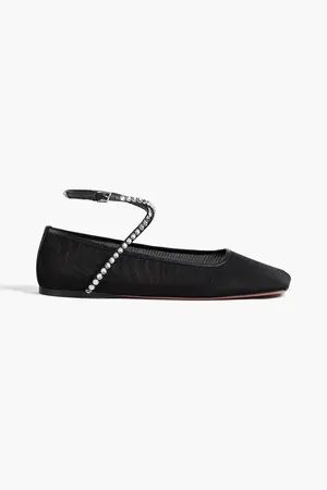 Amina Muaddi Buckled Flats For Women