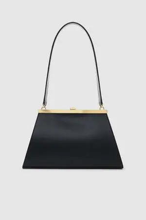 ANINE BING Anine Smooth Leather Bag - Black